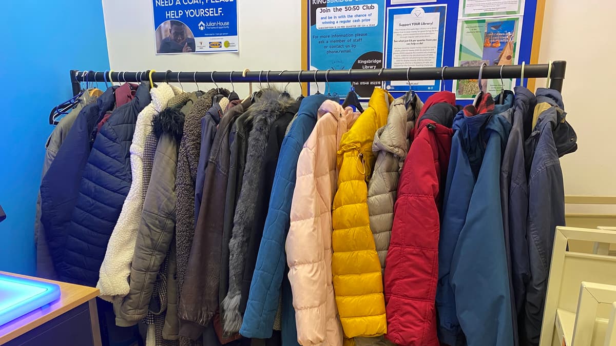 Library to offer warm coats this winter | totnes-today.co.uk