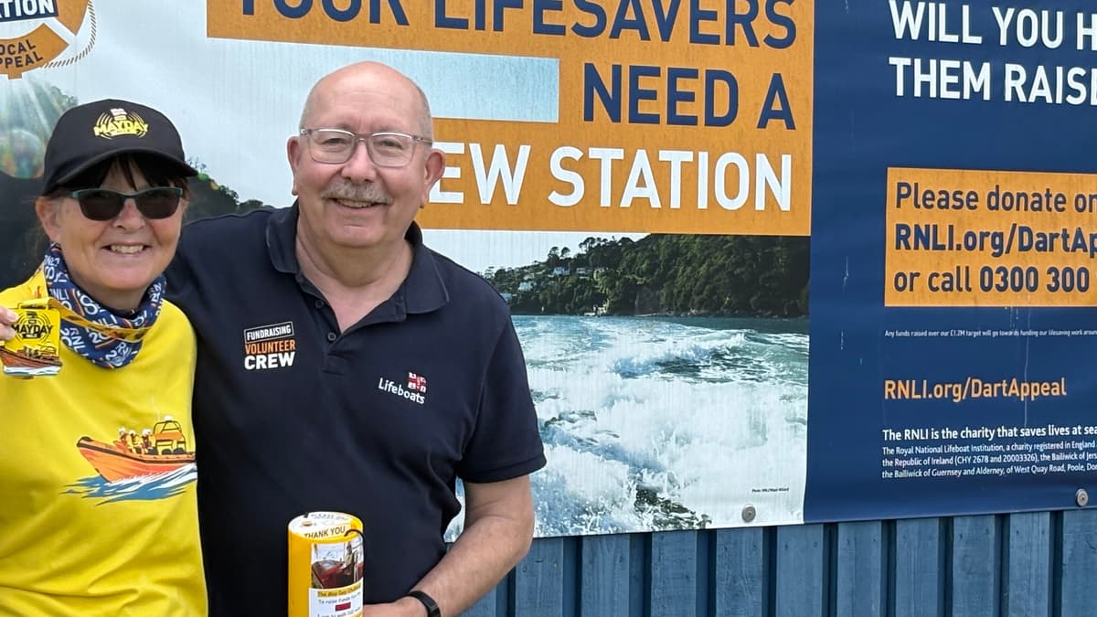 Babs Dale's charity walk for Dart RNLI | totnes-today.co.uk